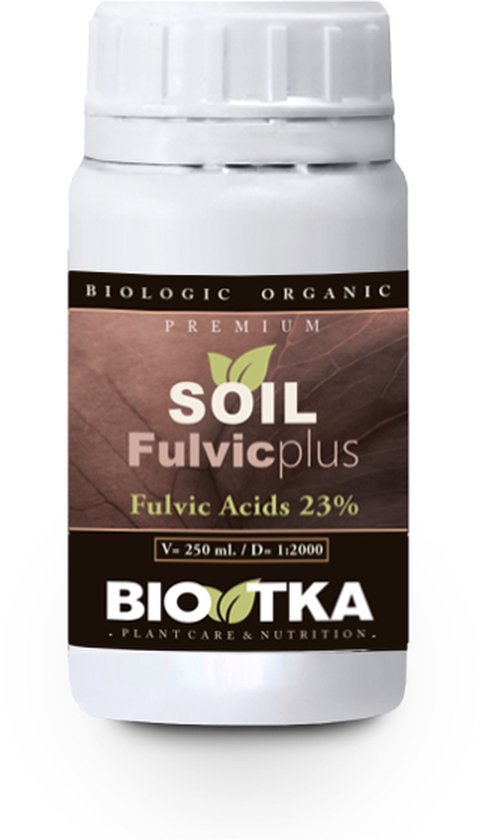 BioTka FULVIC PLUS (speciaal supplement) 250 ml. plantvoeding ...