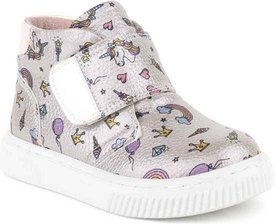 Yucco Kids Unicorn - Kinderschoenen - Sneakers - Zilver - Maat 21 t/m 30 | bol