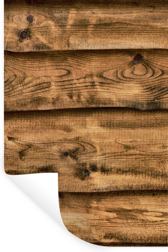 Muurstickers - Sticker Folie - Plank - Hout - Retro - 20x30 cm ...