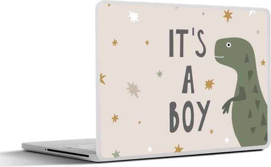 Laptop sticker - 12.3 inch - Spreuken - Quotes - It's a boy - Baby ...
