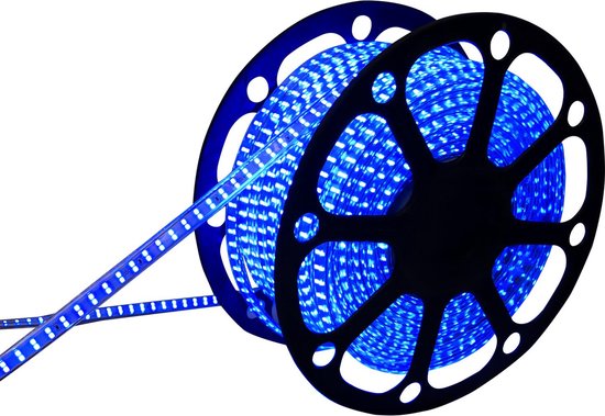 LED Strip Blauw - 30 meter in een ROL - 220V - 2835SMD - 180L/M - IP65 ...