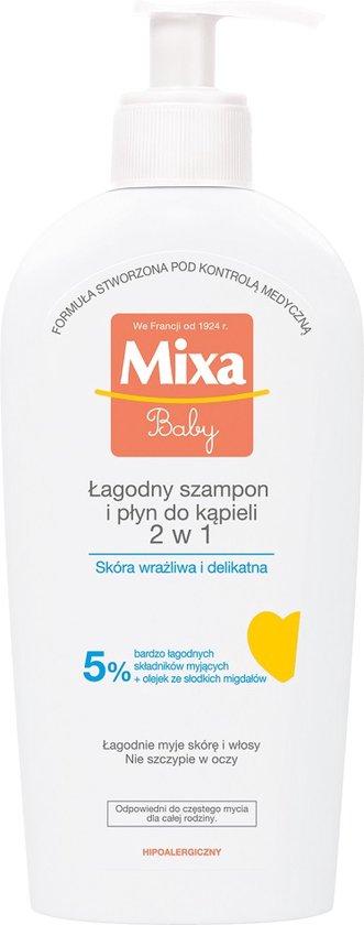 Mixa - Baby Lipid Gel For Body And Hair Without Baby Soap 250Ml | bol.com