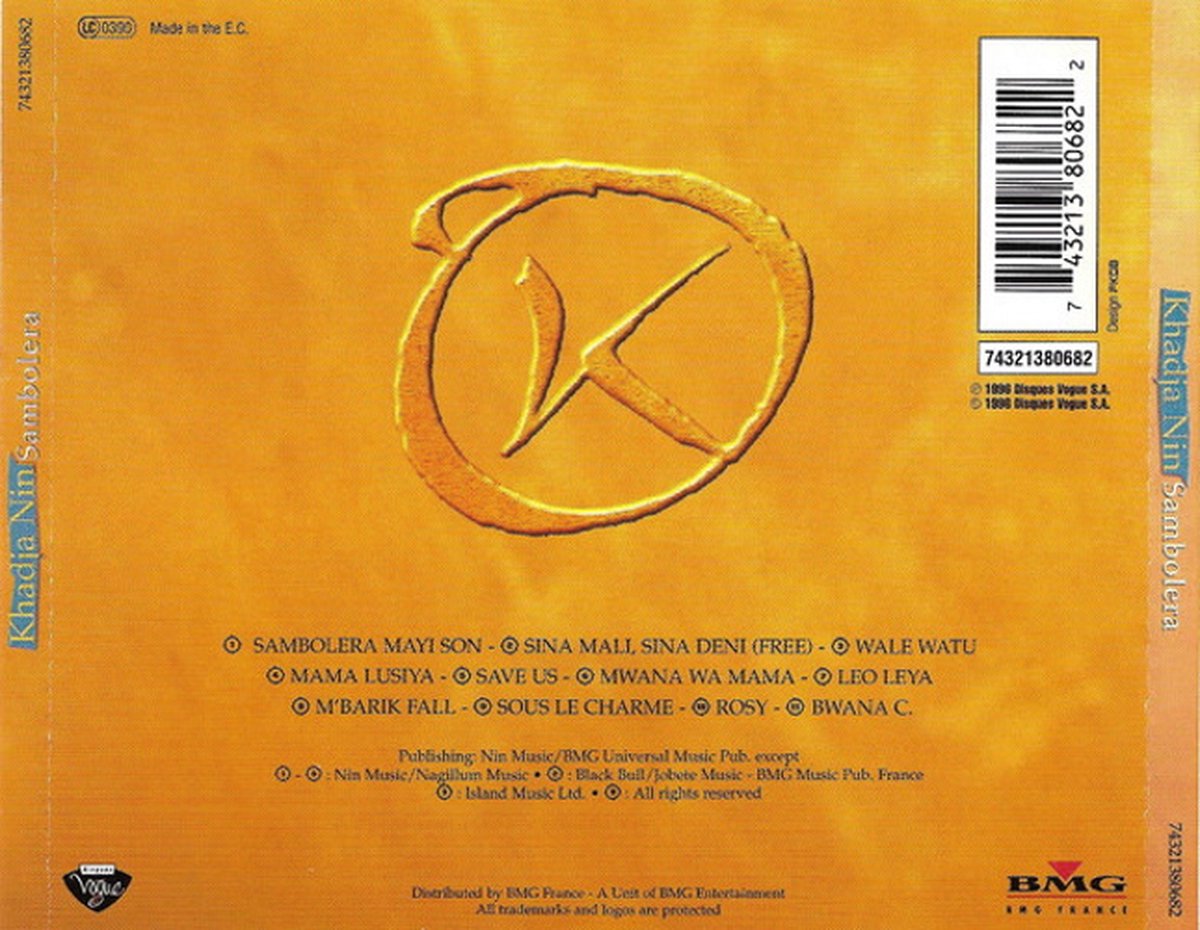 Sambolera, Khadja Nin | CD (album) | Muziek | bol.com