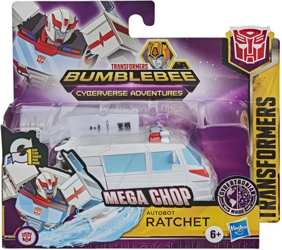 Transformers Cyberverse Adventures Mega Chop Autobot Ratchet | bol.com