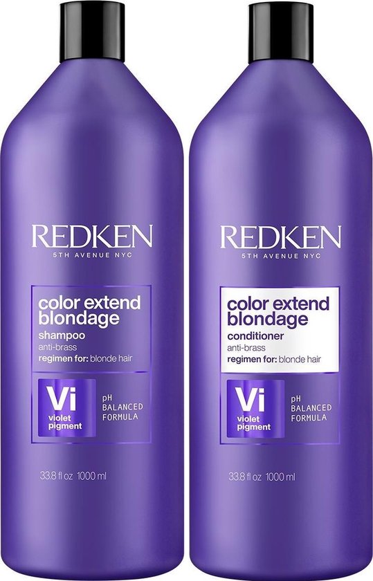 Redken Color Extend Blondage Shampoo + Conditioner - 2x 1000ml - DUO ...