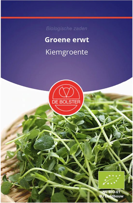 De Bolster Groene erwt Kiemgroente | bol