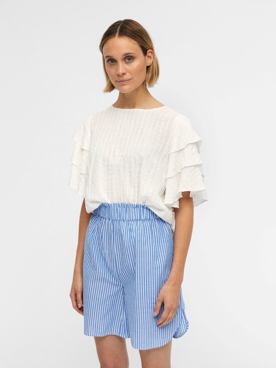 Object Viva S/s Top Dames - Jurken - Wit - Maat 34 | bol.com