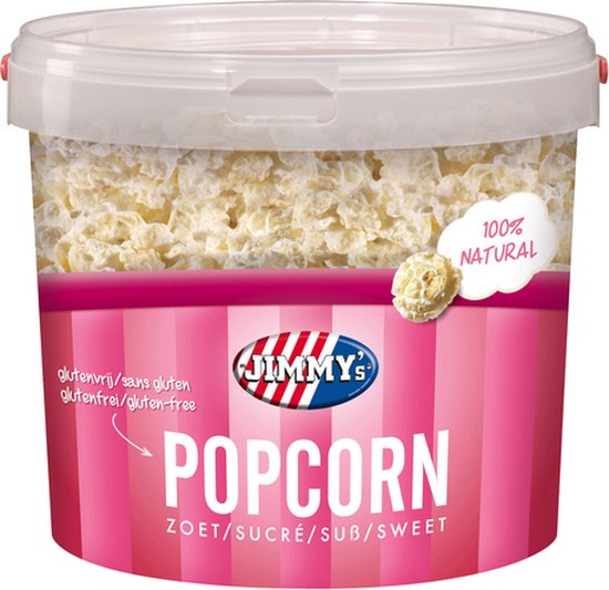 Jimmy's popcorn zoet emmer 12 x 220 gr | bol