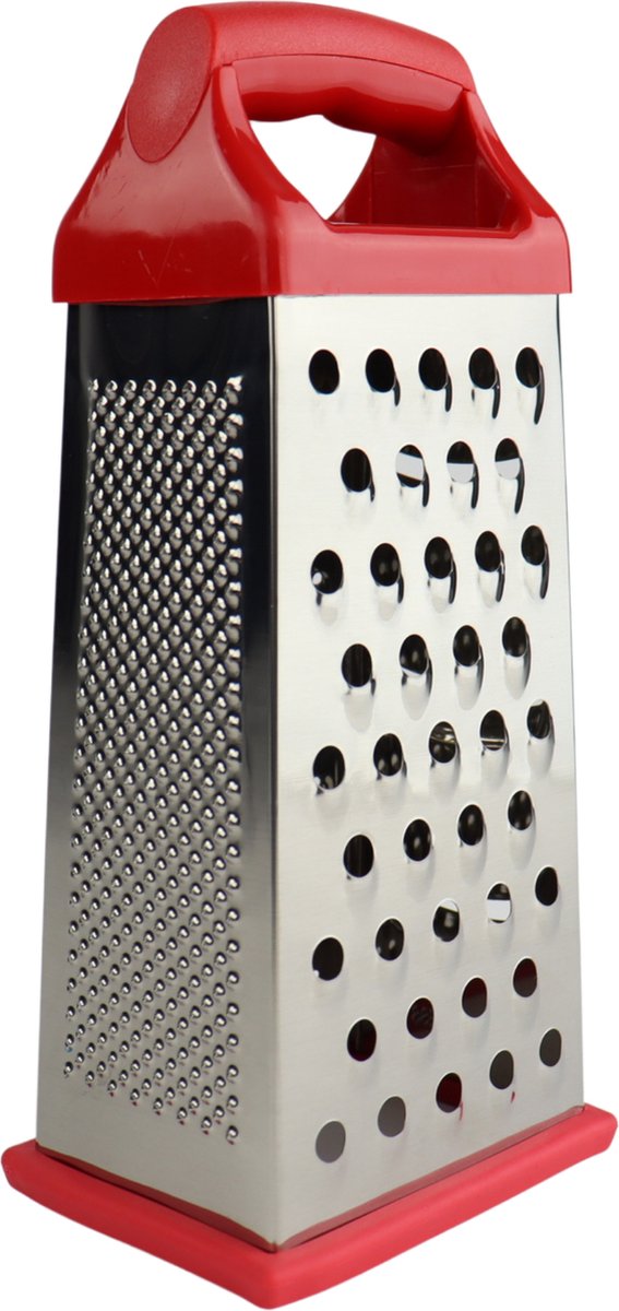 Orange85 Kaasrasp - 23 cm - 4 Kanten - Met Kunststof - Handvat - RVS ...