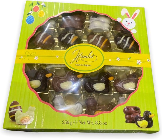 Luxe Hamlet pralines - bonbons - paas chocolade met hazelnootvulling ...