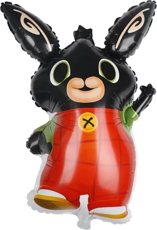 Bing folie ballon - XL Groot - 85 x 60 cm - Rode Konijn | bol