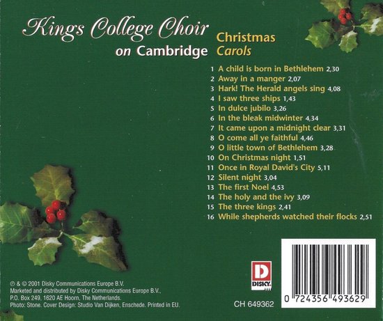 Christmas Carols, Kings College Choir Cambr | CD (album) | Muziek | bol