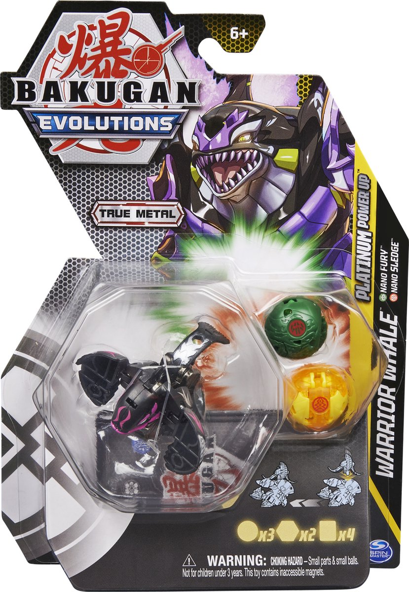 Bakugan - Evolutions Platinum Power Up - True Metal - Wrath - Met Nano ...