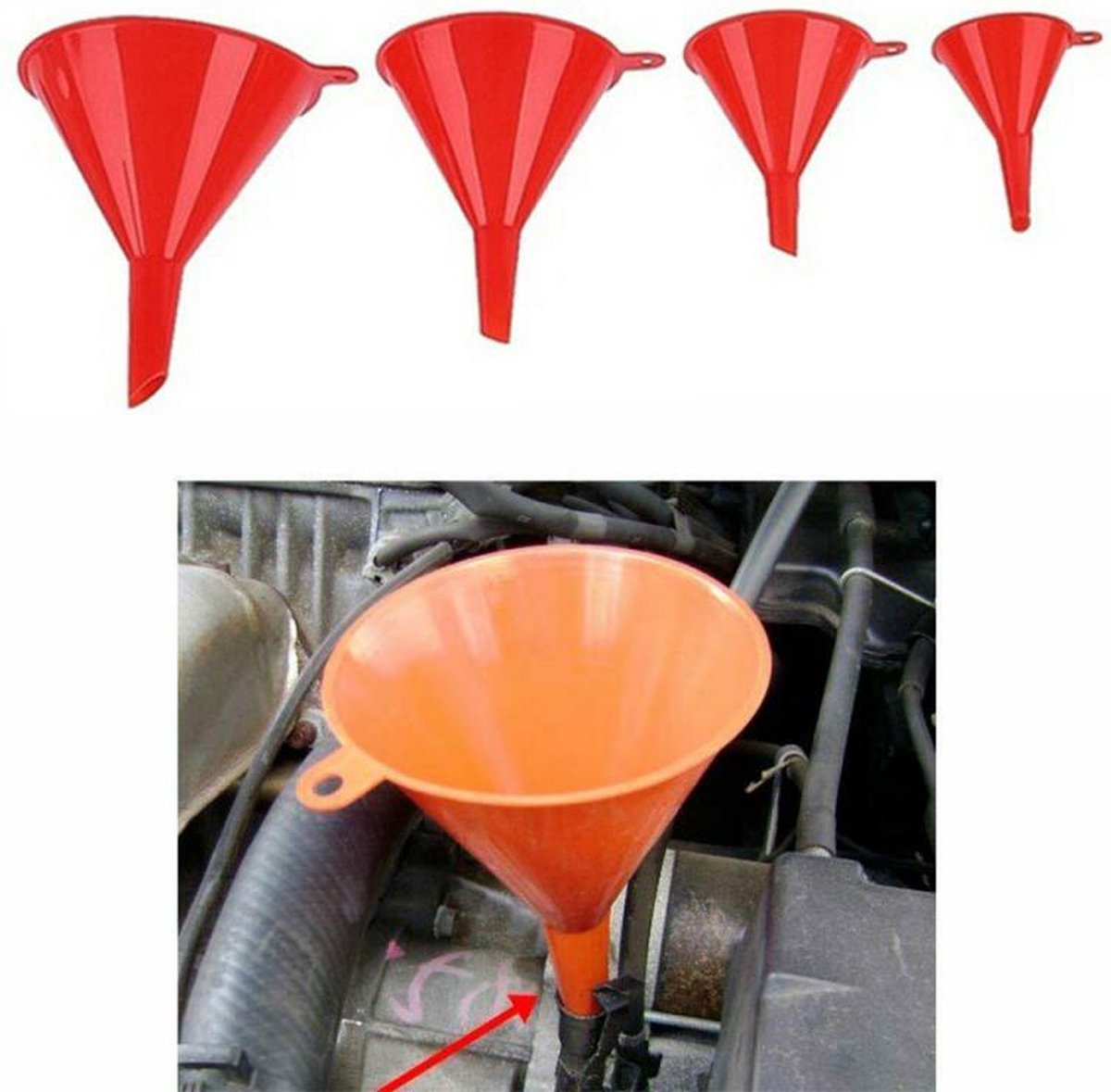 Trechters - Trechterset - Trechter - 4-delig - Verschillende trechters ...