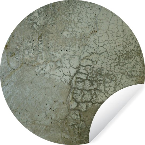 WallCircle - Muurstickers - Behangcirkel - Muur - Groen - Olijf - Aarde - ⌀ 140 cm -... | bol