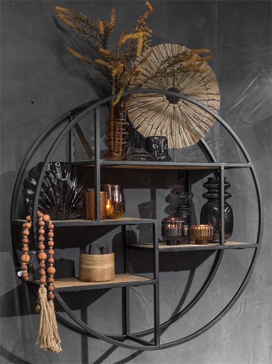 Wandrek van Mangohout - Wandrekken - Wandkast - Wandrek Industrieel ...