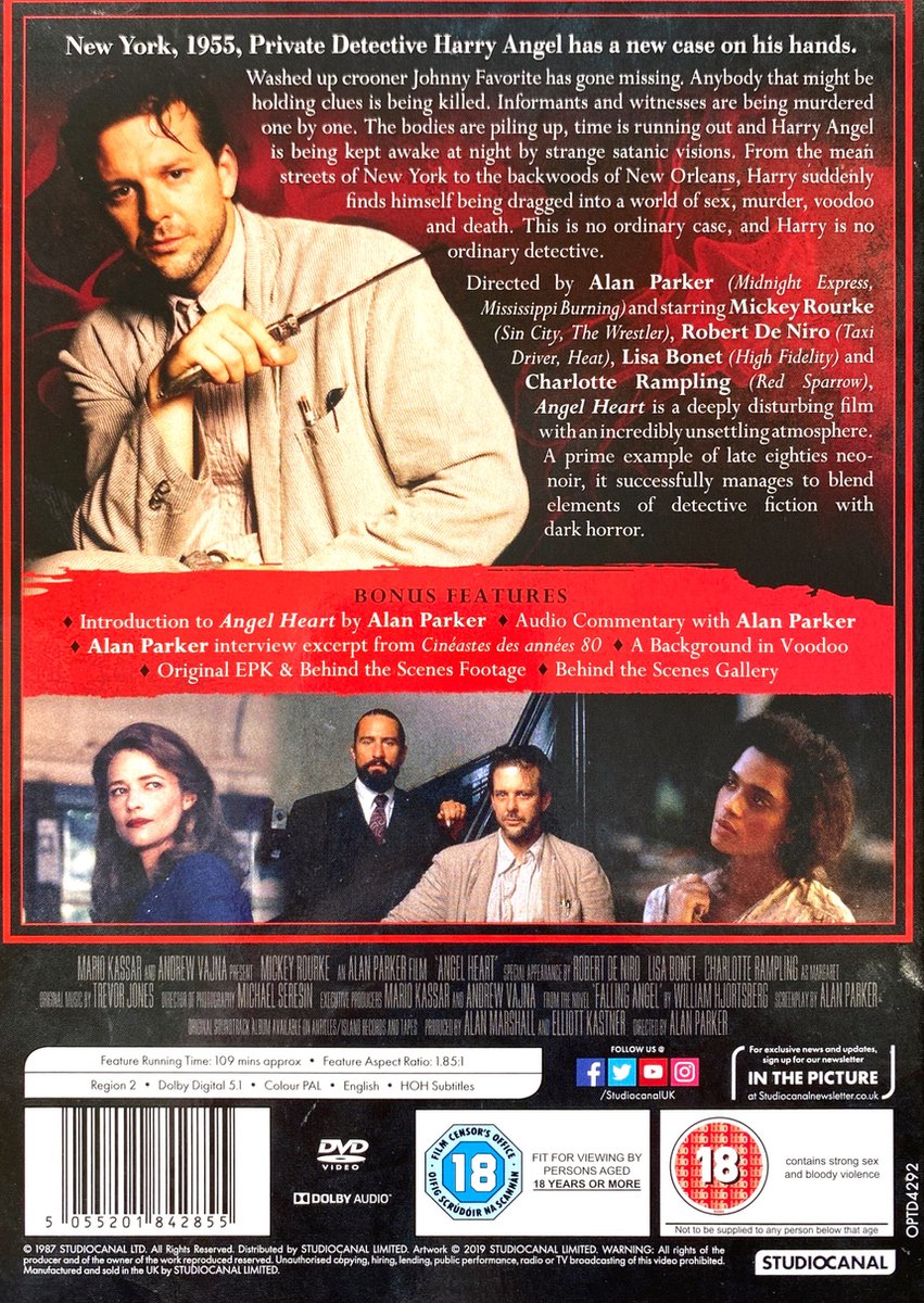 Angel Heart [DVD] (2019 Brand new restoration) (Dvd) | Dvd's | bol.com
