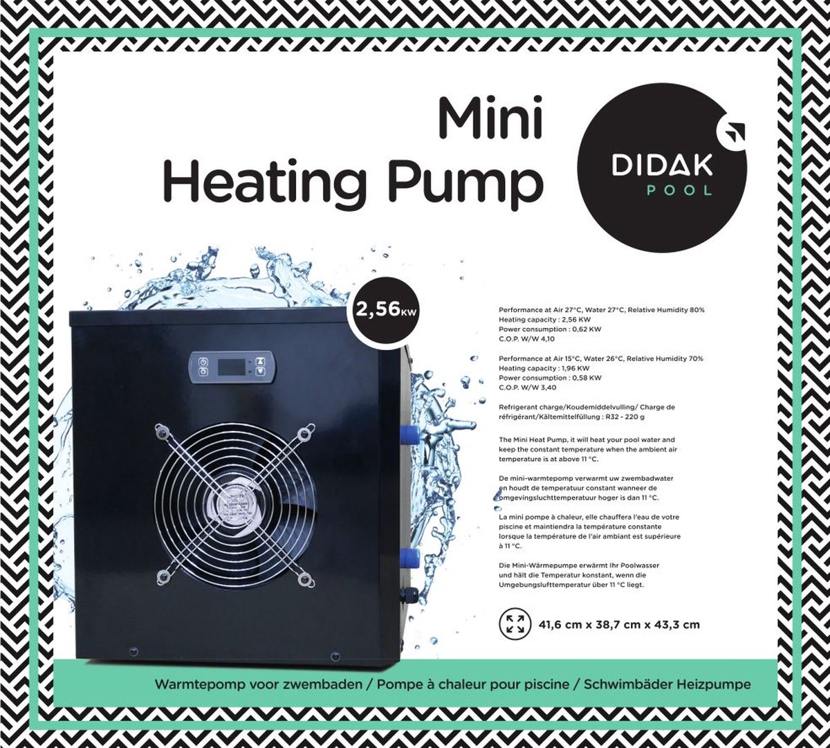 Didak Pool Mini Warmtepomp | bol