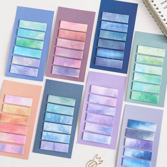 Sticky notes – Set 3 kleuren Willekeurig - Index tabs – Memoblok ...