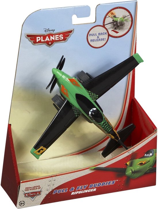 Vliegtuig Disney Planes pull en fly buddies - Ripslinger | bol.com