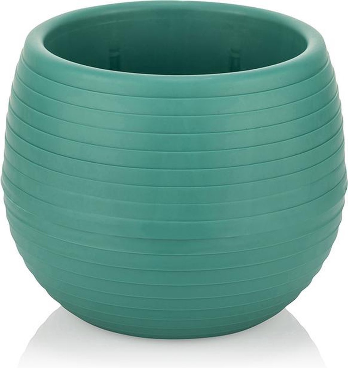 6st ronde cactus bloempotjes groen 6cm met wateropvang drainage UV ...