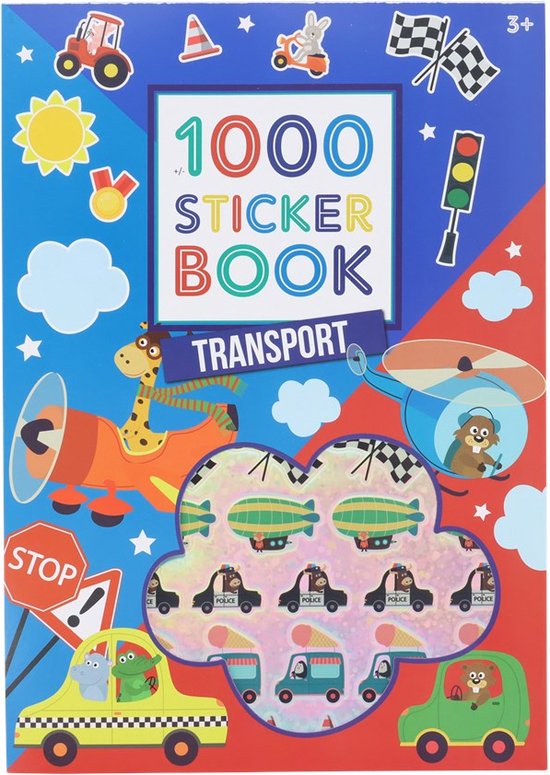 stickerboek auto vol met stickers van auto's 1000 stuks | bol.com