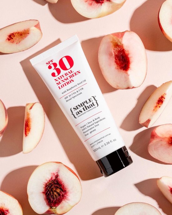 Simple as that, natural sunscreen spf 30 tube 100 ml | bol