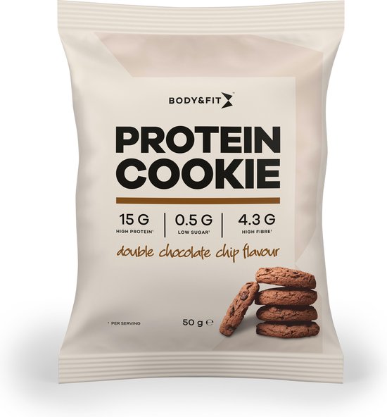 Body & Fit Protein Cookie - Proteine Koek - Suikerarme Eiwitkoekjes ...