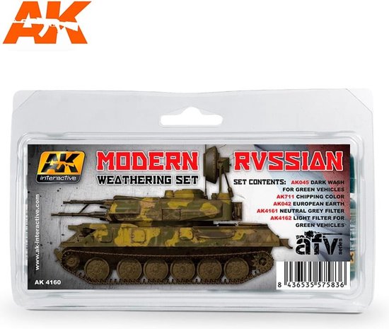 AK-Interactive AK-4160 - Modern Russian Weathering Set | bol.com