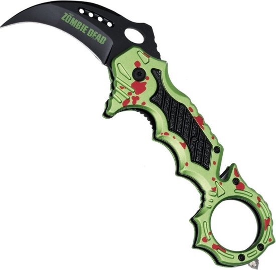 Haller Zombie Dead Karambit - Inklapbaar zakmes | bol.com