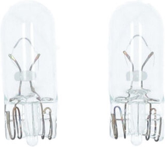 Carpoint Premium Autolampen 12V W5W 2 Stuks | bol