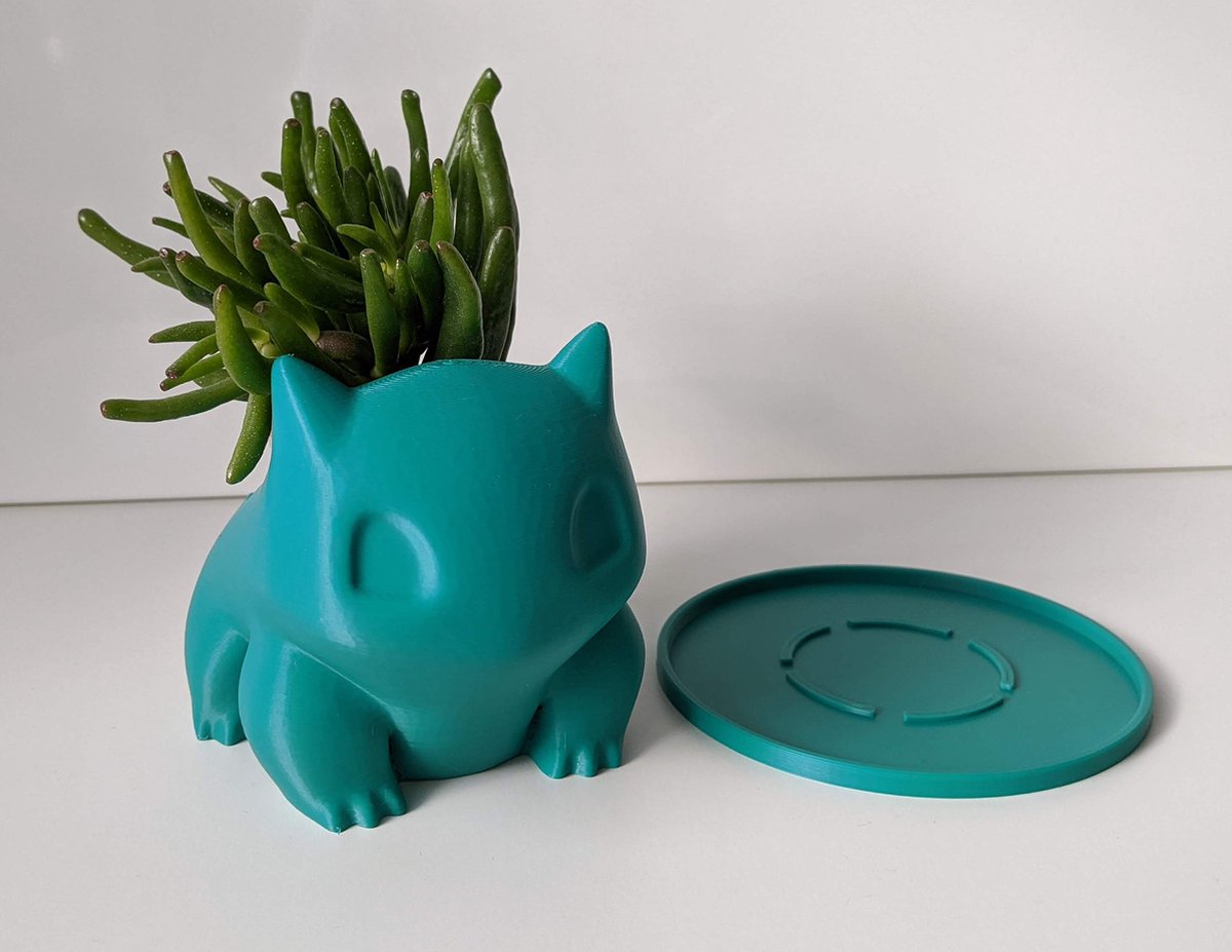 MaaksNL Pot de fleurs Pokémon Bulbizarre - Vert herbe | bol.com
