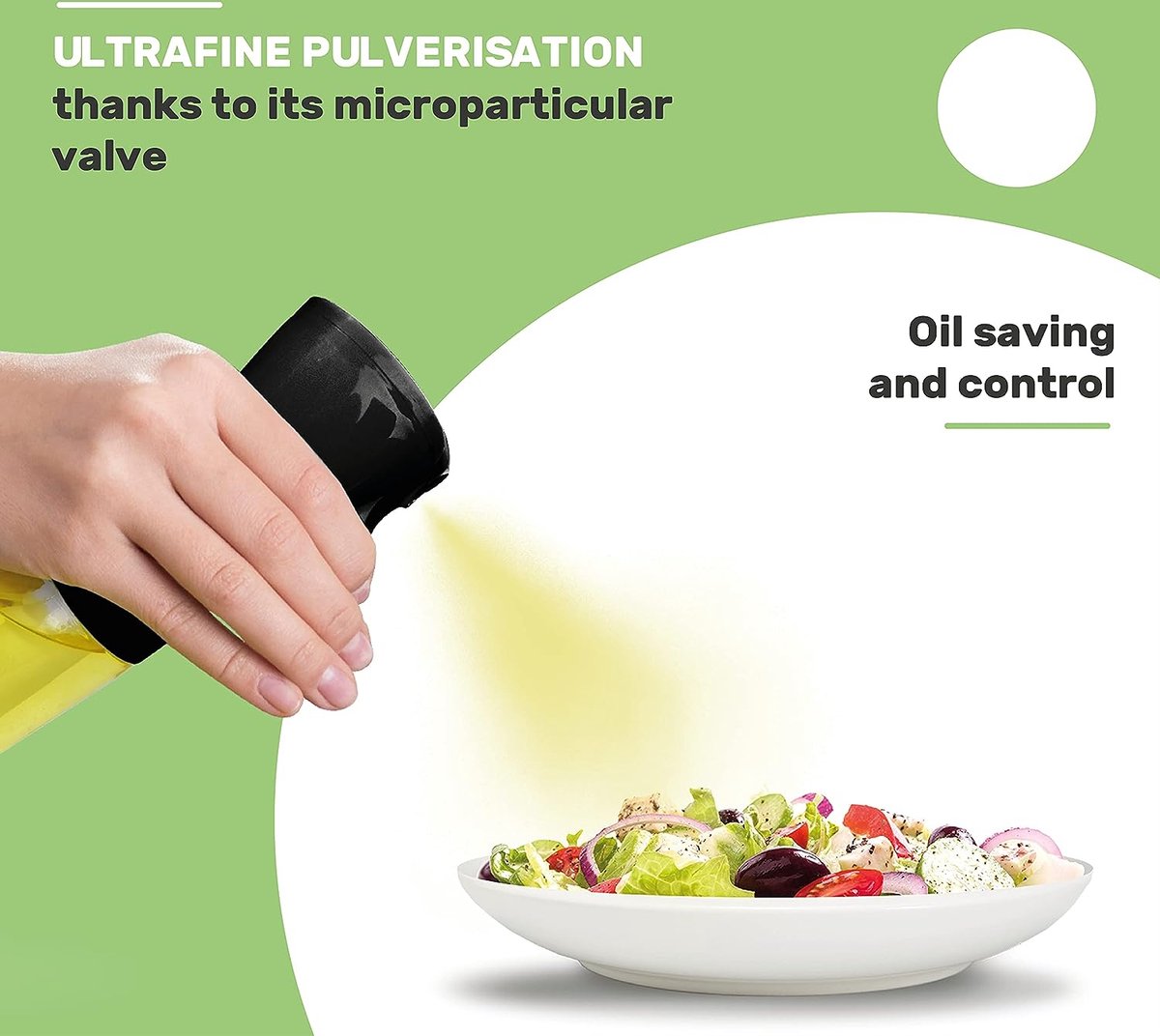 Olieverstuiver Olie Spray voor Keuken Olie 2 Stuks Olijfolie Spray ...