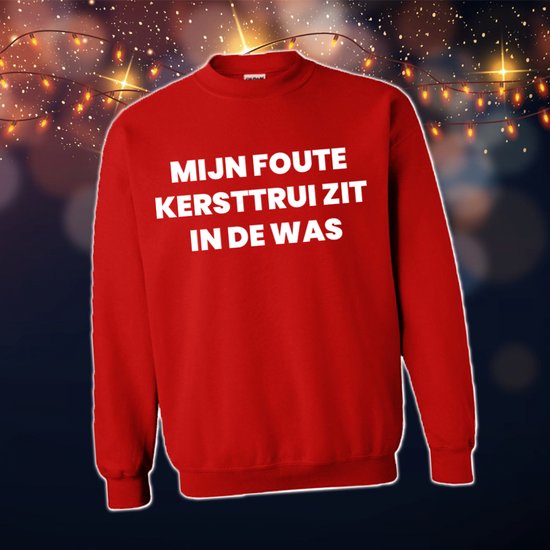 Foute Kersttrui Dames & Heren - Kersttrui met tekst Mijn foute ...