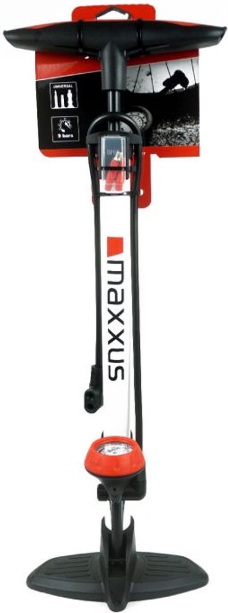 Maxxus Pomp staal met manometer W7 | bol