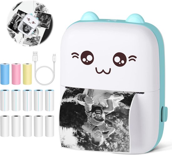 Equivera Mini Printer - Starterpack - Pocket Printers - Draagbare ...