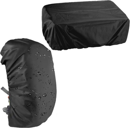 GLODI GOODS® Regenhoes krat of rugzak incl. zadelhoes – 2-delig – fietskrat Krathoes... | bol