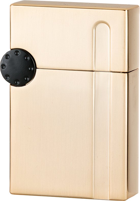 Winjet Aansteker Premium Brush Gold met Sigaren Boor / Puncher | bol