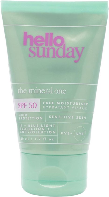 Hello Sunday - The Mineral One Face Moisturiser SPF 50 - Getinte ...