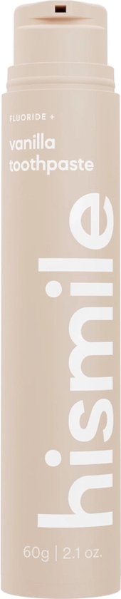 Hismile Smooth Toothpaste - Tandpasta - Vanilla - 60g | bol