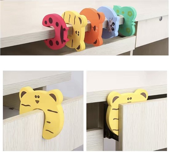 3 stuks deurstopper dier - kinder deurstopper | bol