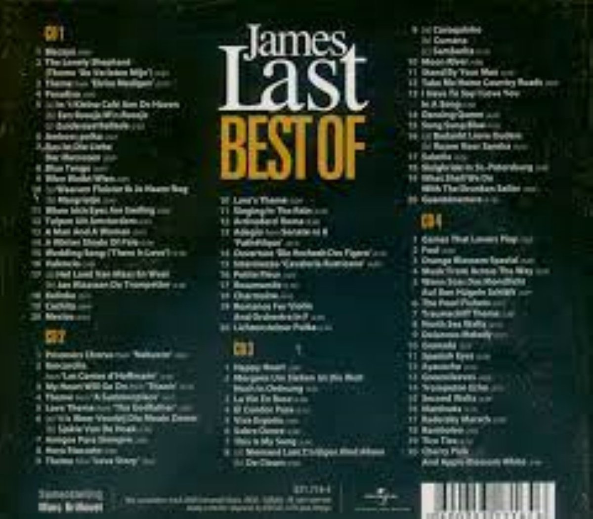 Best Of james last 4cd deluxe edition, James Last | CD (album) | Muziek ...