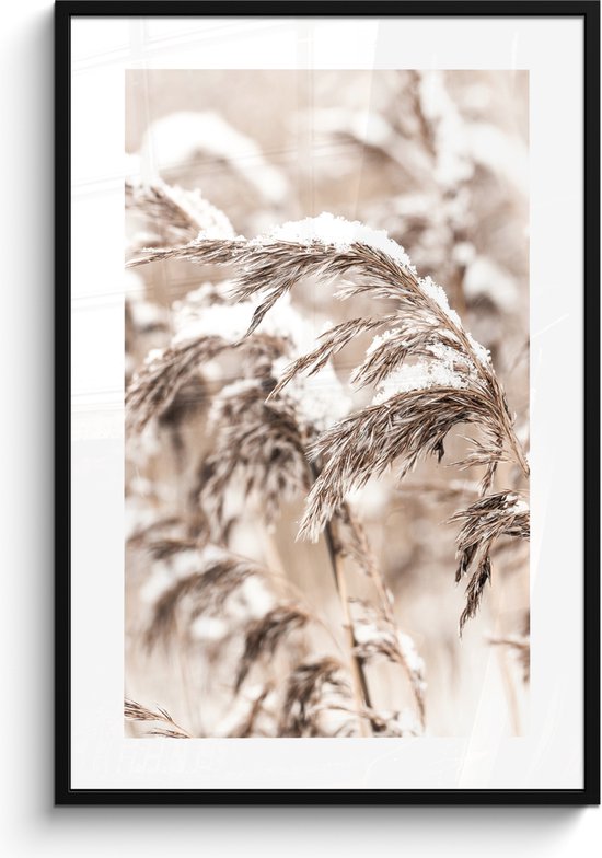 Fotolijst inclusief poster 80x120 cm - Winter natuur - Foto in kader ...