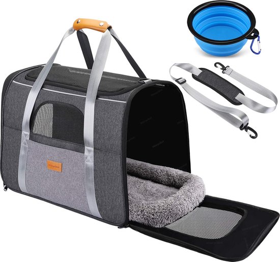 Kattentas Hondentas Ademende Hondentas Transportbox voor katten en ... Kattentas Hondentas Ademende Hondentas Transportbox voor katten en ...
