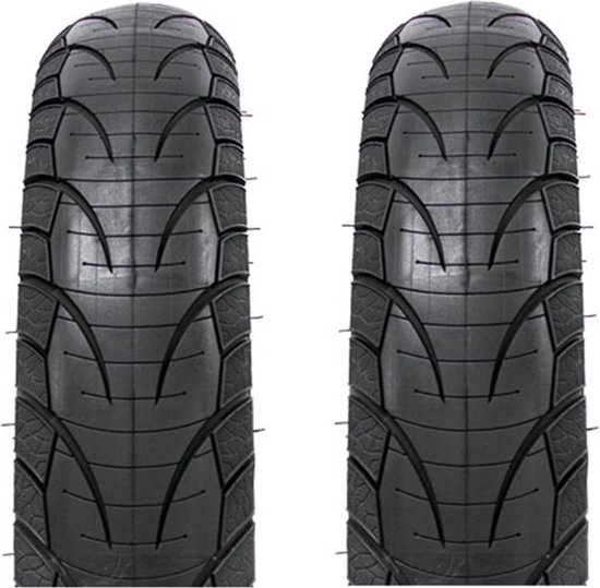 Set 2stuks 20” FatBike SuperMoto Slick Buitenbanden 20 x 4.0 inch ERTRO 100-406 20x4.0... | bol