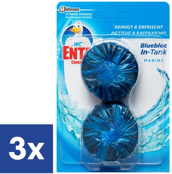 WC Eend WC-Block Blauw Marine - 3 x 2 stuks | bol