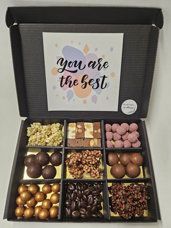 Luxe Belgische Chocolade Proeverij Pakket met Mystery Card 'You are the ...