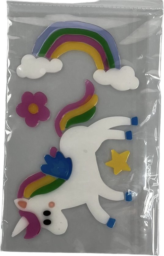 Gel window stickers Unicorn | bol