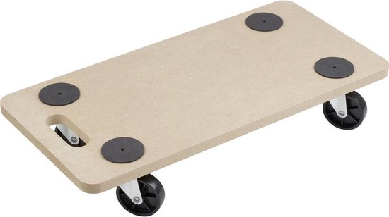 MEUBELROLLER - MDF - meubelverhuizer 58x29 cm - 150 kg draagcapaciteit ...
