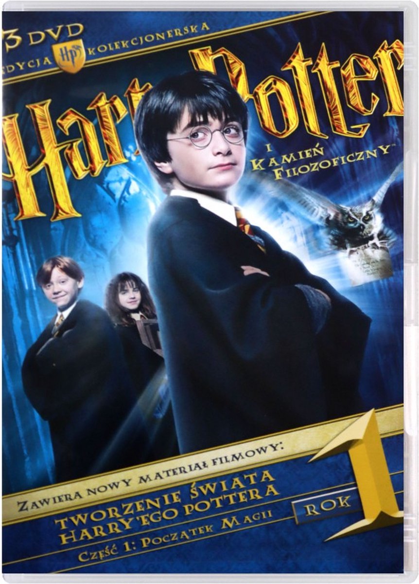 Harry Potter en de steen der wijzen [3DVD] (Dvd), Daniel Radcliffe ...